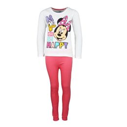Disney Minnie Mouse Schlafanzug Minnie und Daisy Kinder Pyjama Gr. 104 bis 134