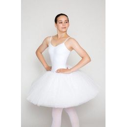 tanzmuster Tüllkleid Kinder Ballett Übungs-Tutu Alda aus 8 Lagen festem Tüll zum Reinschlüpfen fürs Kinder Ballett