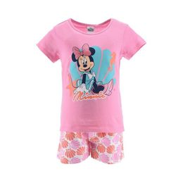 Disney Minnie Mouse Shorty Mädchen Sommer Pyjama Schlafanzug (2 tlg)