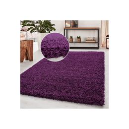 Hochflor-Teppich Shaggy Wohnzimmer Schlafzimmer Hochflorteppich meliert