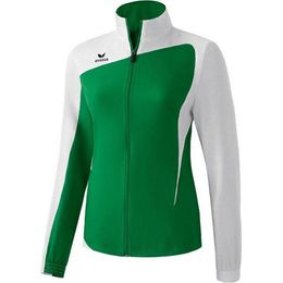 Erima Trainingsjacke Damen Präsentationsjacke Sportjacke Funktionsjacke Sport grün weiss