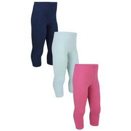 TupTam 3/4-Leggings TupTam Mädchen Leggings 3/4 Capri Hose Kinder Blickdicht 3er Pack