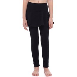 Merry Style Leggings Mädchen Lange Leggings aus Baumwolle mit Rock MS10-254 (1-tlg) elastischer Bund