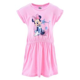 Disney Minnie Mouse Sommerkleid Mädchen kurzarm Sommer-Kleid Strand-Kleid