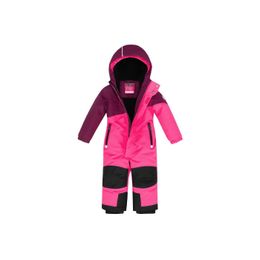 Killtec Schneeoverall Kinder Skioverall Schneeanzug neon pink/orchidee Gr. 92-128 reflektierende Details an Brust