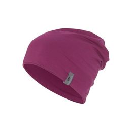 Chillouts Beanie Acapulco Hat lässiger Long-Beanie-Look, Baumwoll-Elasthan-Mix, rosa