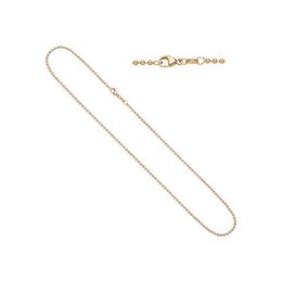 Jobo Goldkette, Kugelkette 585 Roségold 42 cm 2,0 mm, goldfarben