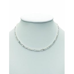 Adelia´s Adelia´s Silberkette 925 Silber Figaro Halskette 60 cm Ø 3,4 mm, Silberschmuck für Damen, silberfarben