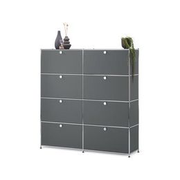 Tchibo Highboard »CN3« mit 8 Klappen - Chrom