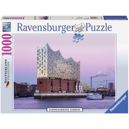 Ravensburger Puzzle Elbphilharmonie Hamburg, 1000 Puzzleteile, Made in Germany, FSC® - schützt Wald - weltweit, bunt
