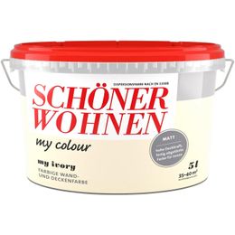 Schöner Wohnen Farbe SCHÖNER WOHNEN FARBE Wand- und Deckenfarbe my colour, matt, leicht zu verarbeitende Innenfarbe, beige