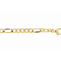 Adelia´s Adelia´s Goldarmband 333 Gold Figaro Armband 19 cm Ø 3,3 mm, Goldschmuck für Damen, goldfarben