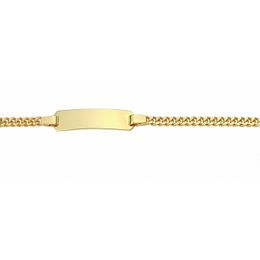 Adelia´s Adelia´s Goldarmband 333 Gold Flach Panzer Armband 14 cm, 333 Gold Goldschmuck für Damen, goldfarben