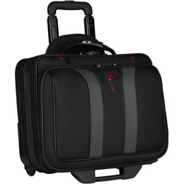 Wenger Business-Trolley Granada, 2 Rollen, Handgepäck-Koffer Reisegepäck mit 17,3-Zoll Laptopfach, grau|schwarz