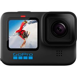 GoPro HERO10 Action Cam (5,3K Auslösung, 156° Sichtfeld, Sprachsteuerung, HDR, wasserdicht), grau