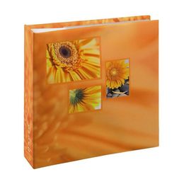 Hama Fotoalbum Memo-Album, für 200 Fotos im Format 10x15 cm, Orange Fotoalbum "Singo", orange