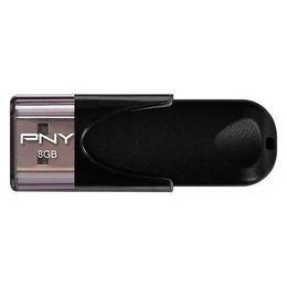 Pny Technologies PNY Attaché 4 USB-Stick (Lesegeschwindigkeit 25 MB/s), schwarz