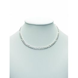 Adelia´s Adelia´s Silberkette 925 Silber Figaro Halskette 55 cm Ø 4,4 mm, Silberschmuck für Damen, silberfarben