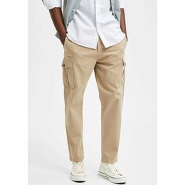 Selected Homme Cargohose WICK CARGO PANT, beige