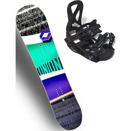 F 2 F2 Snowboard FTWO Union Kids 21/22 (Set), schwarz