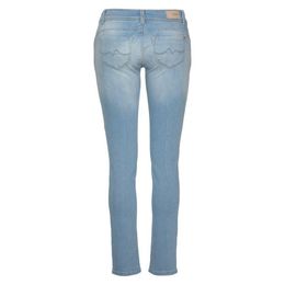 Pepe Jeans Slim-fit-Jeans NEW BROOKE mit 1-Knopf Bund und Reißverschlusstasche, blau
