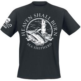 Heaven Shall Burn Sea Shepherd Cooperation - For The Oceans T-Shirt schwarz in M