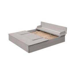 Roba Sandkasten mit Sitzbank (Farbe: grau)