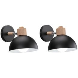 2Pcs Retro Wandleuchten E27 Dekorative Wandlampe Wohnzimmer Metall Industrie Beleuchtung Wandleuchten