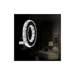 LED Wandleuchte Moderne Kreis Ringe Wandlampe Kaltweiß 6000K Für Schlafzimmer, Wohnzimmer, Flur, Diele