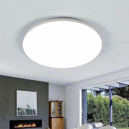 Runde weiße LED-Deckenlampe mit 30cm Durchmesser - 24W (Weißes Licht 6500K). - Insekten- und Staubschutz - Comely