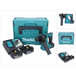 Makita DHR 183 RMJ Akku Bohrhammer 18 V 1,7 J SDS plus Brushless + 2x Akku 4,0 Ah + Ladegerät + Makpac