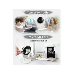 Meditrade GmbH Mini Ip Wifi Sd Dvr Drahtlose Kamera Wifi Hd Ir Smartphone Audio Cam Baby Monitor