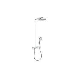 Raindance Select e Showerpipe 300 2jet mit ShowerTablet Select 300, 27126, Farbe: Chrom / Weiß - 27126400 - Hansgrohe