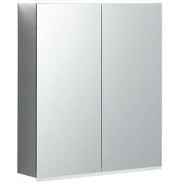 Keramag Geberit Option Plus Spiegelschrank mit Beleuchtung, zwei Türen, Breite 60cm, 500593001 - 500.593.00.1