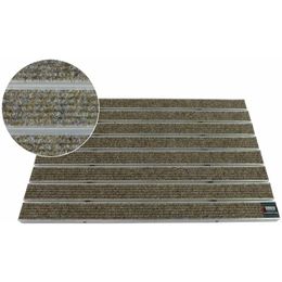 Eingangsmatte diplomat 12mm, Large Rips Sand: 990 x 490 mm - Emco