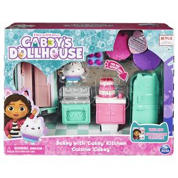 Spin Master 37409 Gabby's Dollhouse Deluxe Room Cakeys Küche Spielset Mehrfarbig