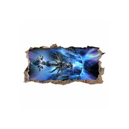 nikima Wandtattoo 068 Raumschiff Galaxie