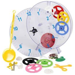 Technoline Techno Line Model kids clock Mechanisch Wanduhr Lernbausatz 20 cm x 3.5 cm Transparent