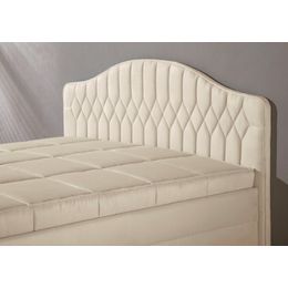 Polsterbett Maintal, beige (creme), B:150cm, Betten