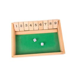 Small Foot - Shut the Box Wooden Dice Game