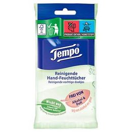 Tempo Handreinigungstücher Reinigend, 10 Tücher