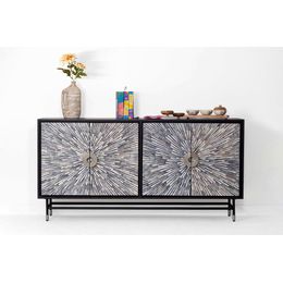 Riess Ambiente Design Sideboard HERITAGE 160cm Mosaik-Intarsien Kunsthandwerk