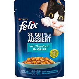 FELIX® Katzen-Nassfutter So gut wie es aussieht in Gelee mit Thunfisch 24x 85,0 g