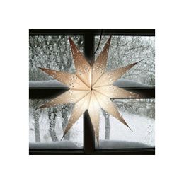 BURI Dekostern Weihnachtsstern 60cm Weihnachtsdeko Adventstern Leuchtstern Stern