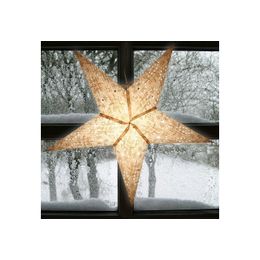 BURI Dekostern Weihnachtsstern 60cm Weihnachtsdeko Adventstern Leuchtstern Fensterdek