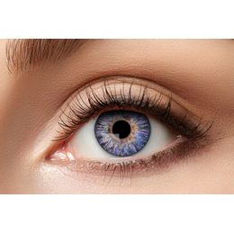 Eyecatcher Jahreslinsen Natürlich wirkende blaue Kontaktlinsen