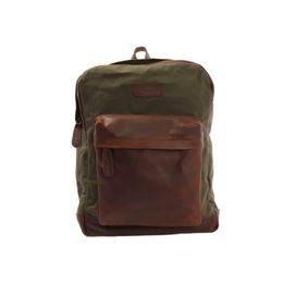 LECONI Freizeitrucksack Lederrucksack Sportrucksack Leder Canvas LE1015