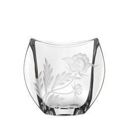 ARNSTADT KRISTALL Tischvase Vase Cleanline mit Gravur (18 cm)