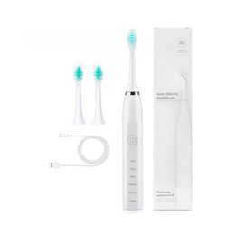 ELEKIN Elektrische Zahnbürste Smart Sonic Zahnbürste Weiche Borsten Paar IPX7 Wasserdicht Zahnbürste