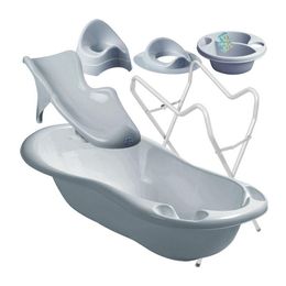 Maltex Babybadewanne Set 5-Teile Classic + Gestell Weiß -WASCHSCHÜSSEL Babybadeset Kind